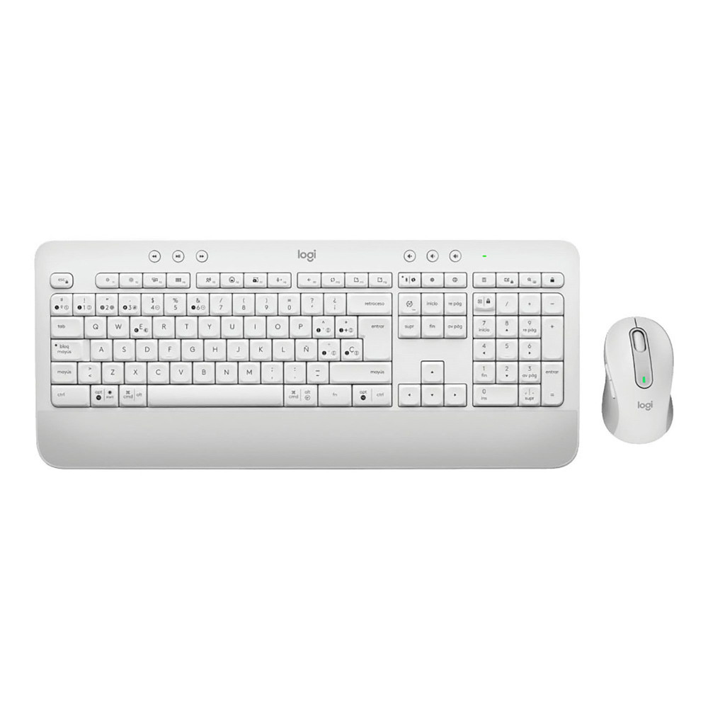 Clavier Souris Logitech Signature MK650 for Business White Wireless